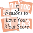 Five Reasons to Love your Klout Score - Single Mother Ahoy